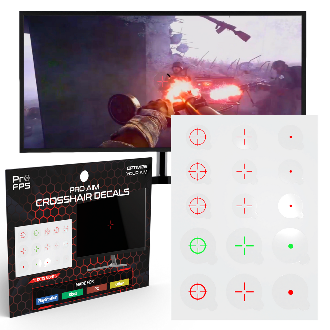 ProFPS Crosshair Decals voor PS5/PS4/Xbox/PC