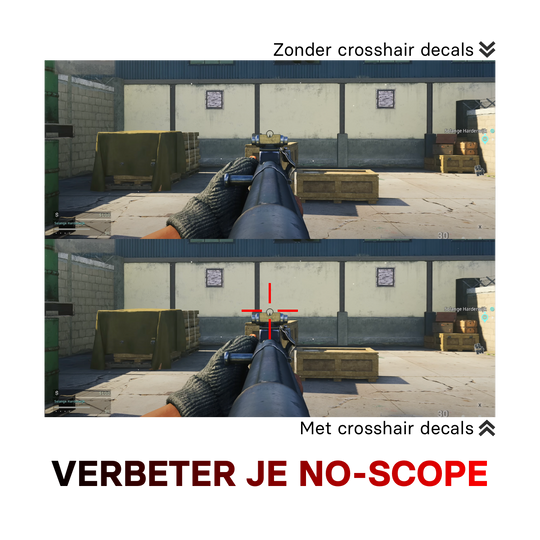 ProFPS Crosshair Decals voor PS5/PS4/Xbox/PC